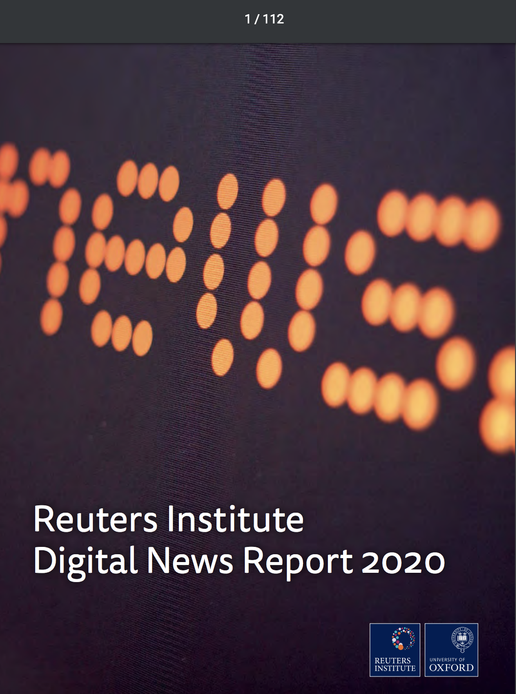 Digital News Report 2020: resumen ejecutivo y hallazgos clave | Reuters ...
